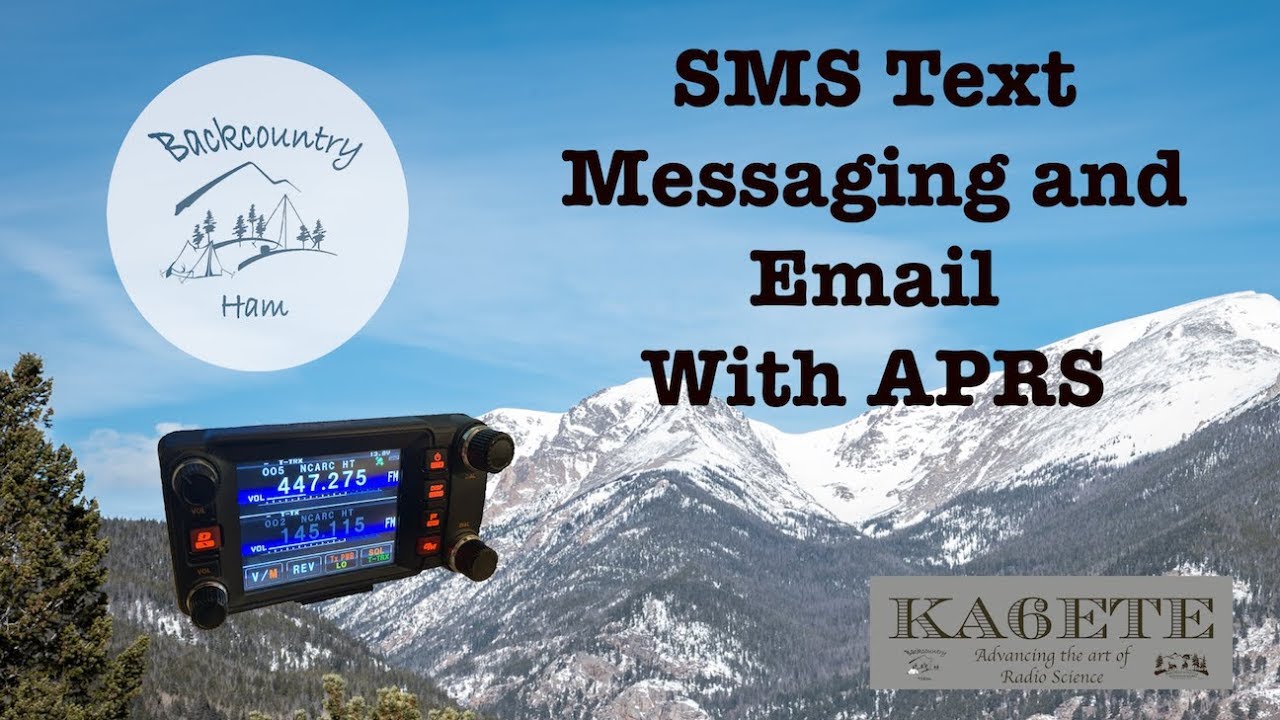 APRS: SMS and Email Messaging - YouTube