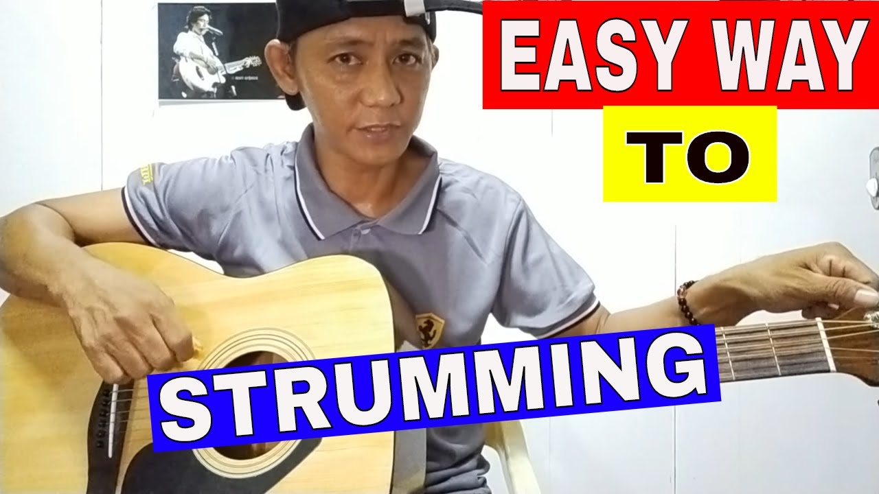 EASY WAY FOR STRUMMING IN GUITAR TUTORIAL - YouTube