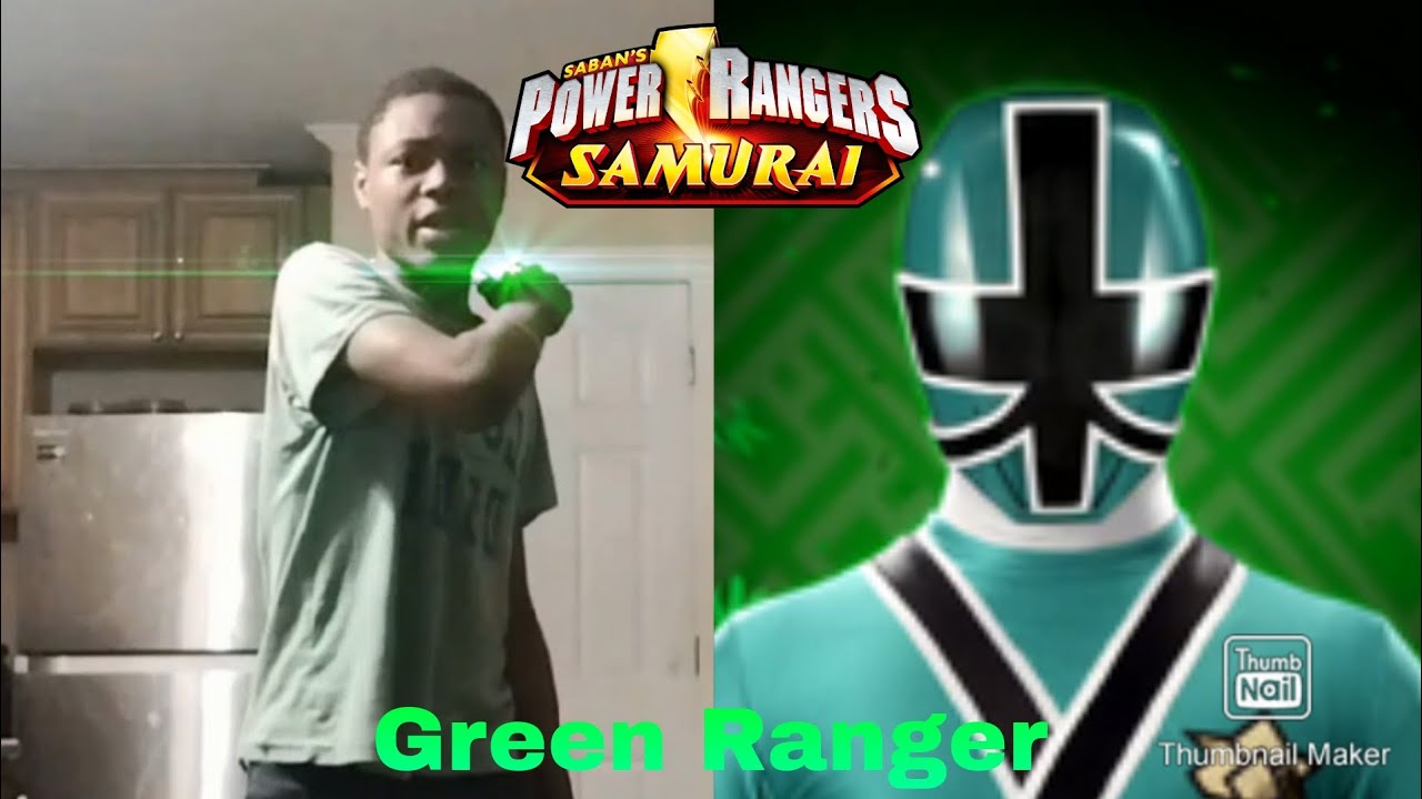 Power Rangers Samurai Green Ranger Fan Morph V.F.X - YouTube
