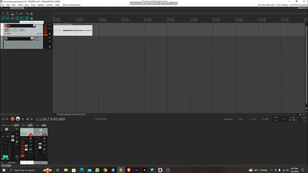 Basic Reaper Hindi tutorial part 1 | How to record on Reaper | - YouTube