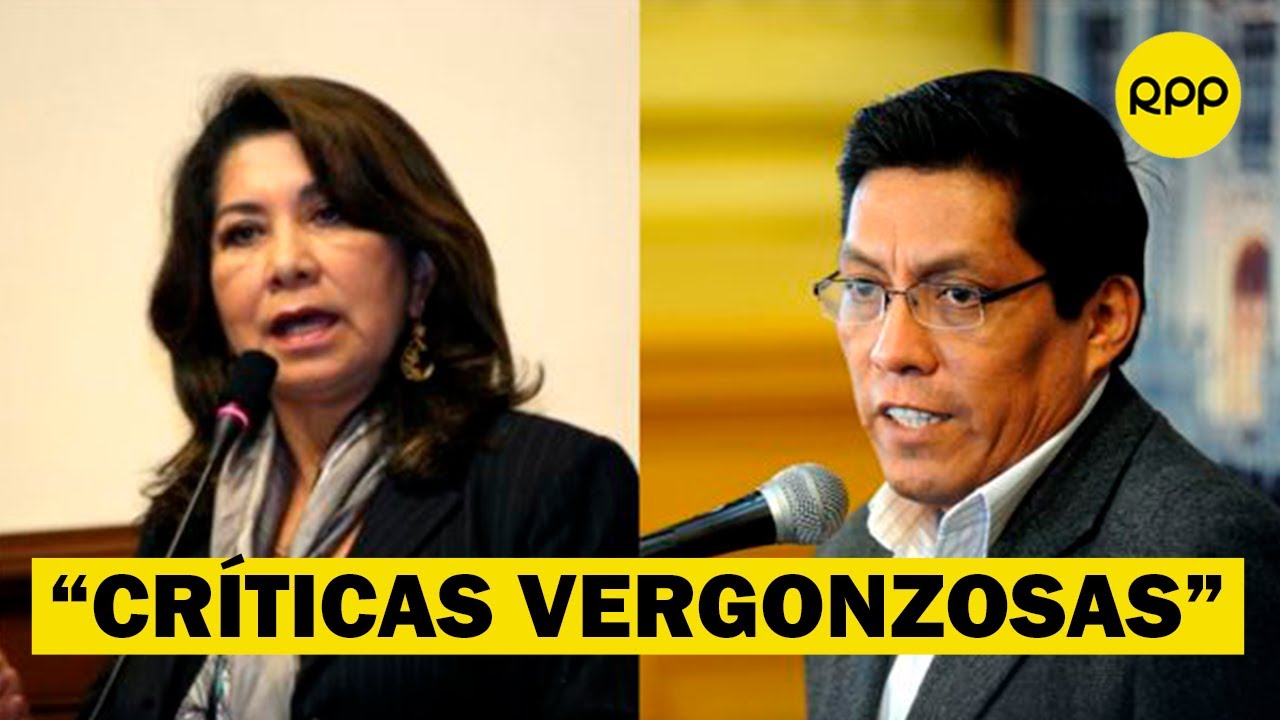 Martha Chávez sobre Zeballos: Es una persona de rasgos andinos, poco ...