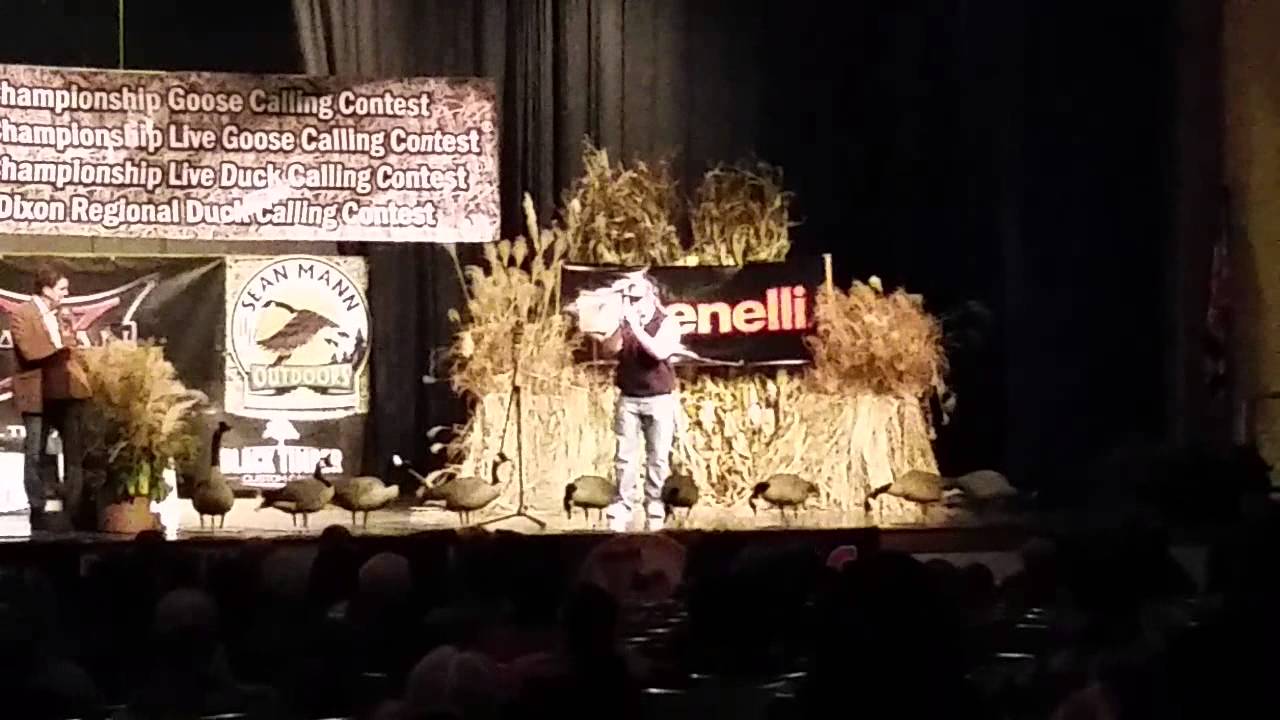 2014 world goose calling competition Robbie Iverson (first caller) (1st ...