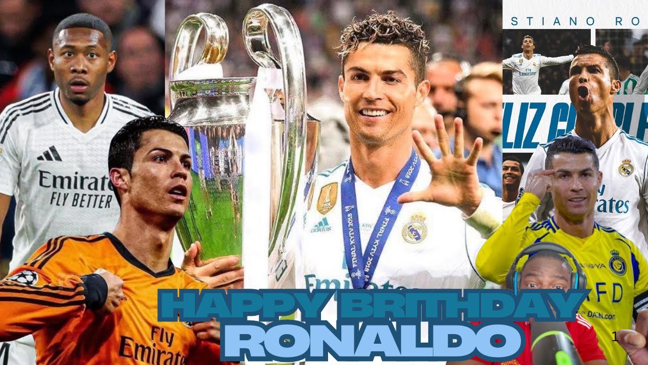 Happy birthday Ronaldo the greatest in history - YouTube
