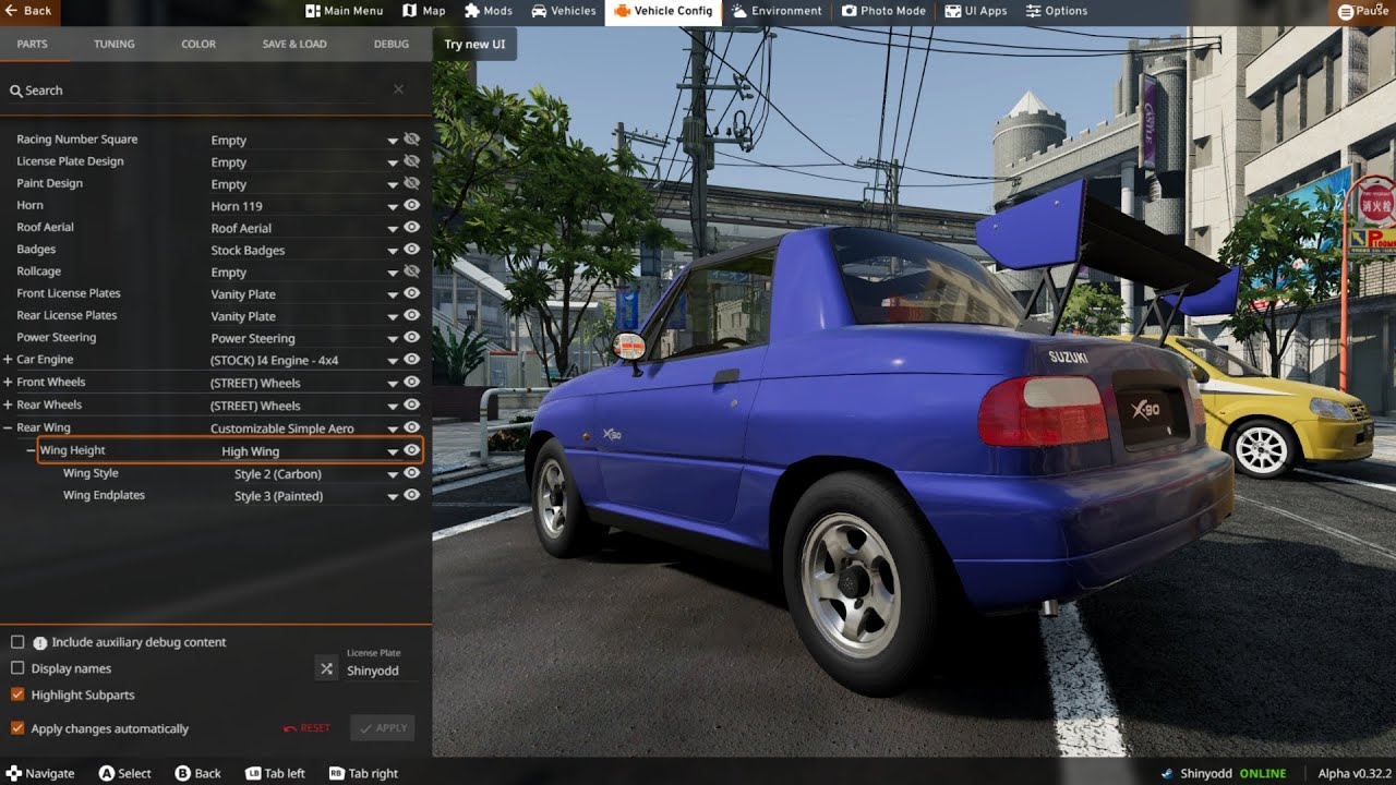 SimpleNG | Simple Aero Customization Gameplay Demo - (BeamNG Drive ...