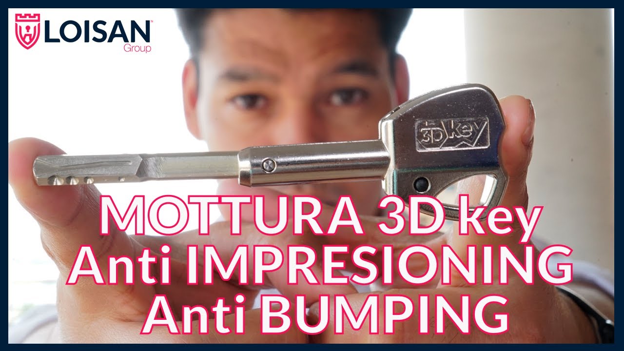 ⚠️Protege tu PUERTA y tu vivienda, MOTTURA 3D key, Anti IMPRESIONING ...