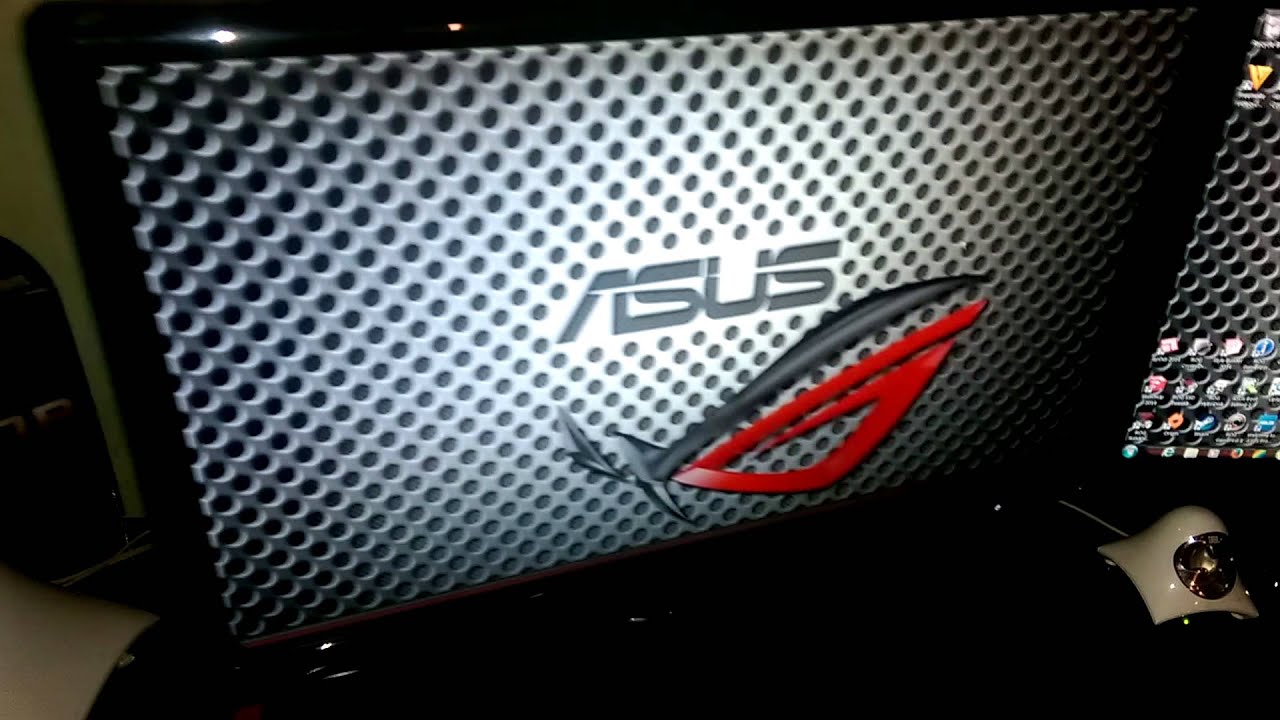 My Custom Asus ROG Gaming Computer & Table Desk - YouTube