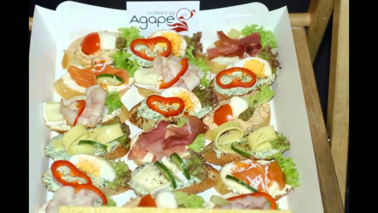 Partybrötchen, Canapés & Fingerfood von Agape Catering - YouTube