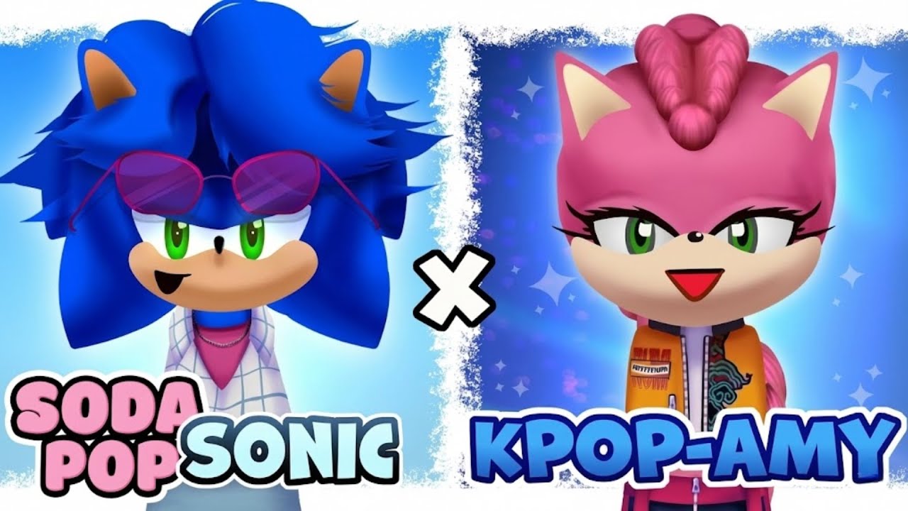 My Sprunki OC: SODA POP Sonic and KPOP Amy Rose (DUO) - YouTube