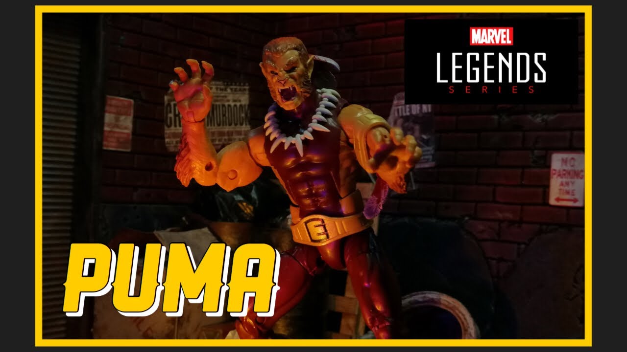 PUMA! Marvel Legends Review!! Spider-Man Wave Kingpin Build A Figure ...