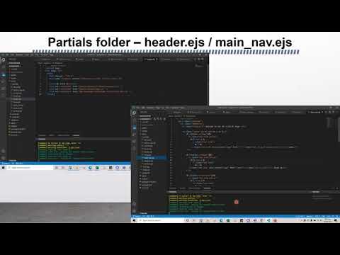 COMP229 – Assignment 1 – Express Portfolio - YouTube