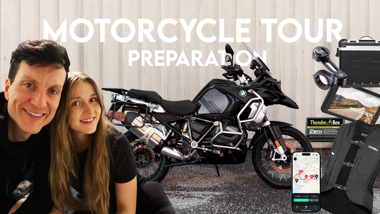 HERE WE GO AGAIN! How We Pack And Prepare For A Motorcycle Tour - YouTube