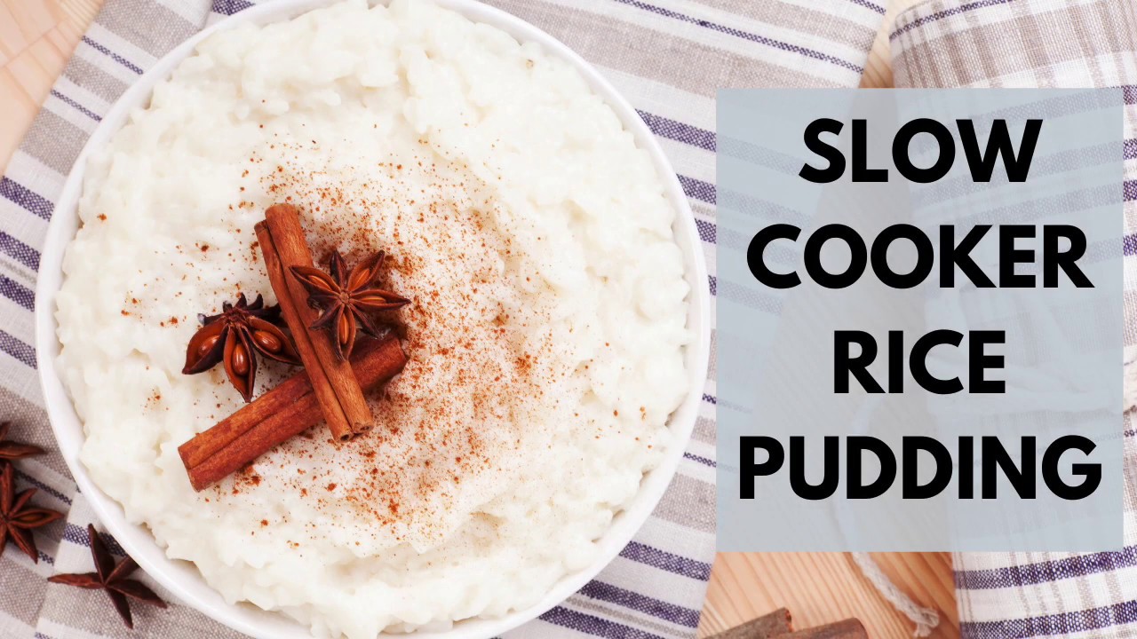 Slow Cooker Rice Pudding - Store Cupboard Recipes - YouTube