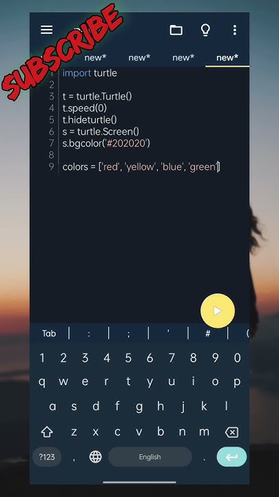 🎨 Colorful Circular Grid Art | Mesmerizing Python Turtle Animation! | #Shorts #Trending # ...