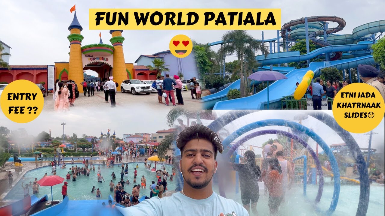 FUN WORLD PATIALA 😍|WATER PARK |BHOOT BANGLA |WATER SLIDES| - YouTube