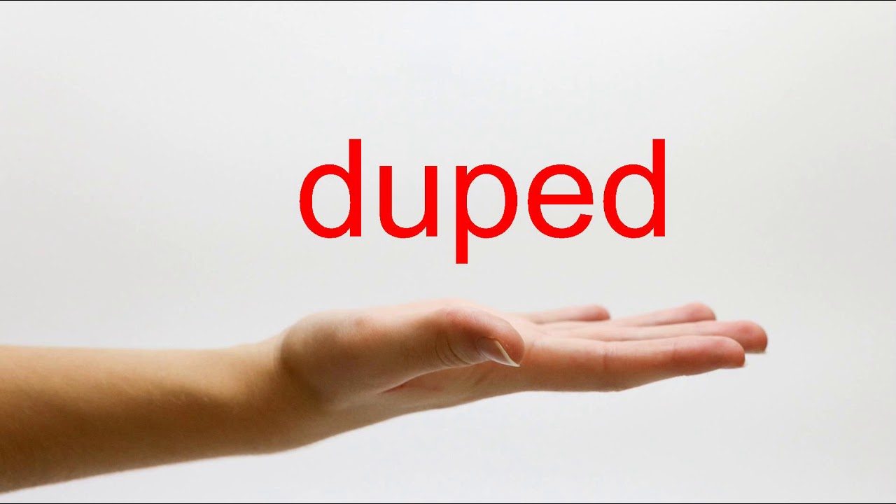 How to Pronounce duped - American English - YouTube