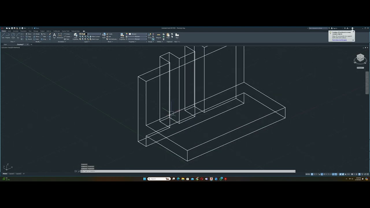 AutocadHindi Tutorial : How to make component drawing in Autocad 3d ...