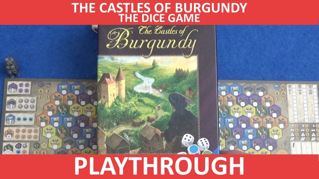 The Castles of Burgundy: The Dice Game - Playthrough - slickerdrips ...