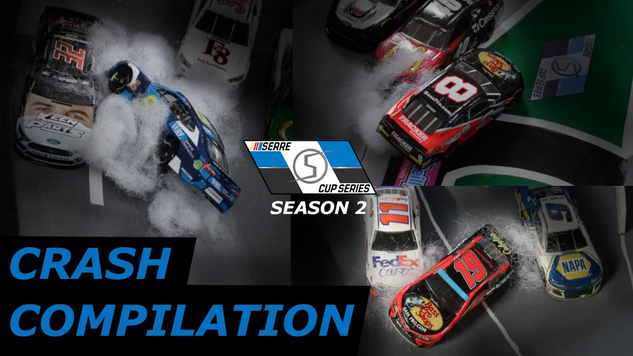Nascar Stop Motion CRASH Compilation - Every SCS Season 2 Wreck - YouTube