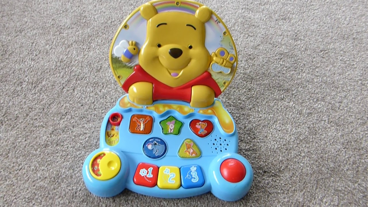 Vtech Winnie the Pooh Play and Learn Laptop - YouTube