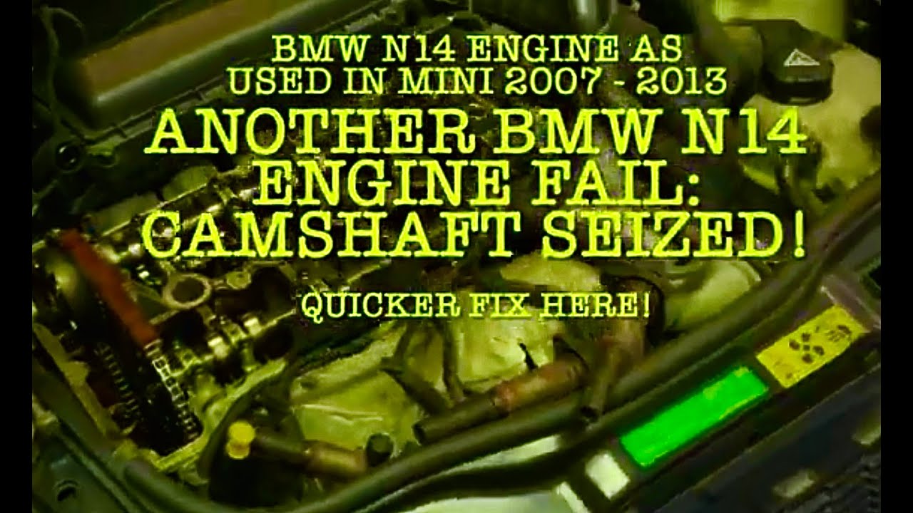 BMW N14 Engine Fail: Camshaft Seized! Fixed Surprisingly Easily - YouTube