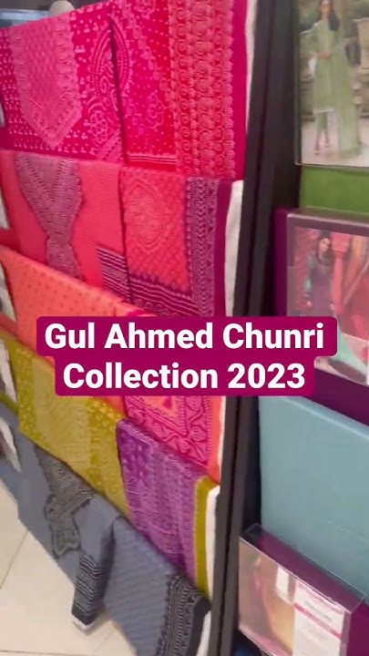 GulAhmed Chunri Collection 2023 - YouTube