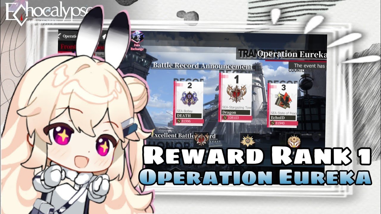 Reward Rank 1 Operation Eureka - Echocalypse - YouTube