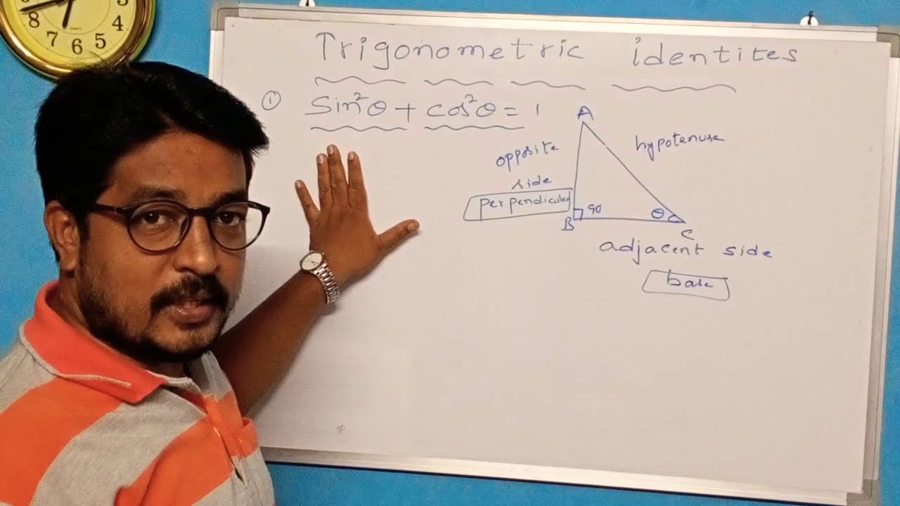 Proving trigonometry identities Sin^2 x+Cos^2 X=1 ,Sec^2 x-Tan^2 X=1 ...