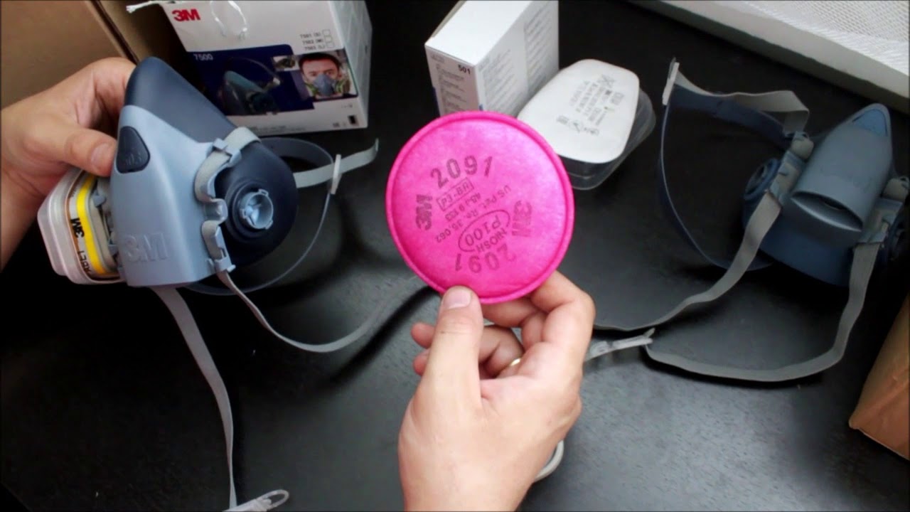 3M Respirators Review (original vs from China) / Обзор полумасок 3М ...