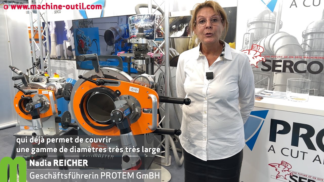 Scie orbitale pour la coupe de tubes de diamètre 0,5 à 6 pouces ...