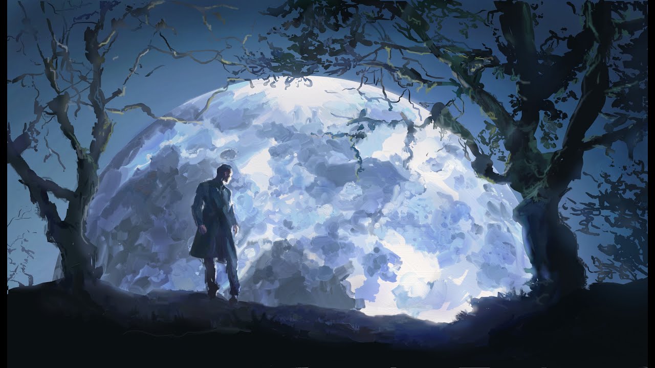 Artrage Vitae Time Lapse Speedpaint - A.I. Moonrise - YouTube