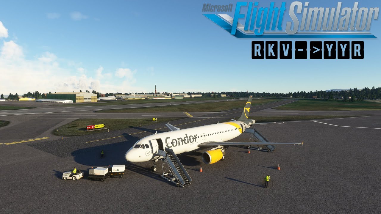 [MSFS] Reykjavik - Goose Bay / Condor-VA Worldtour [Fenix A320 + GSX ...