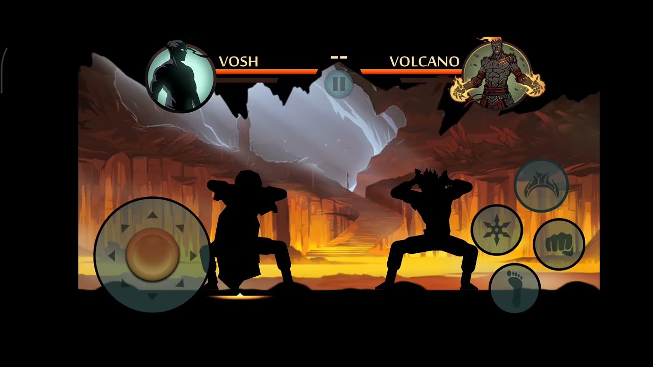 Volcano is over in 3 minutes ( shadow fight 2 ) Gaming video - YouTube