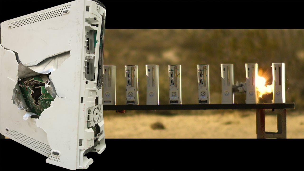 How Many Xbox Consoles Will a .50 Cal Go Through? - YouTube