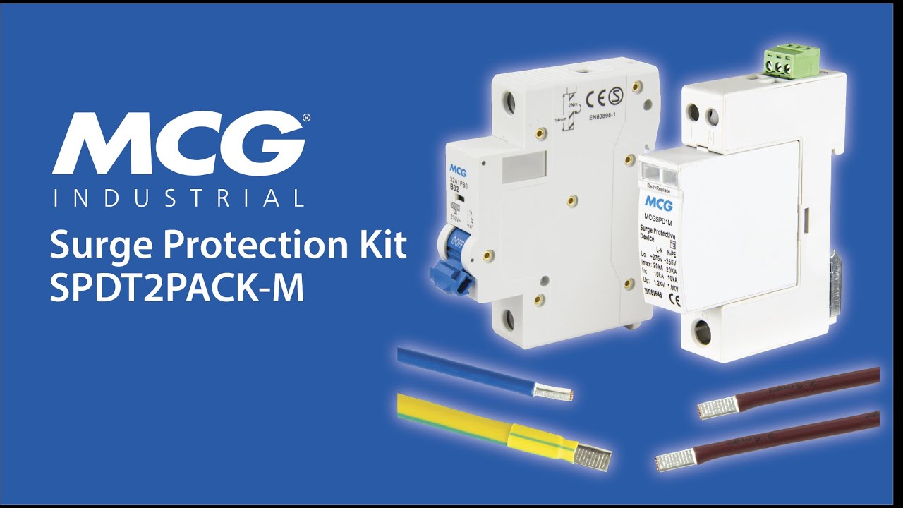 MCG Surge Protection Kit - SPDT2PACK-M - YouTube