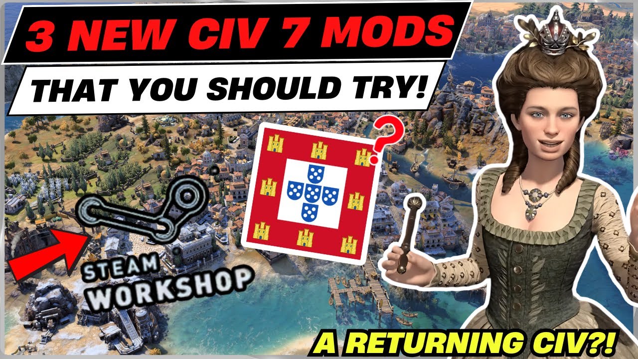 3 New Civ 7 Mods You NEED TO TRY! | Civ 7 Steam Workshop | Best Civilization 7 Mods - YouTube