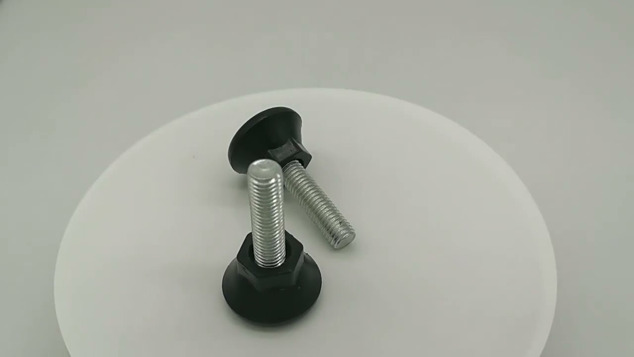 Heavy duty capacity plastic M12 leveling feet adjustable foot ...