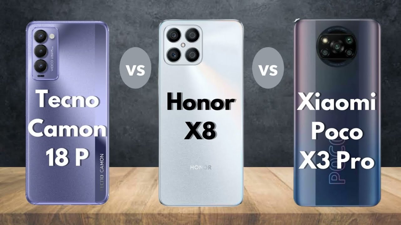 Poco X3 Pro Vs Honor X8 Vs Tecno Camon 18 P ¿Cuál conviene mas? - YouTube