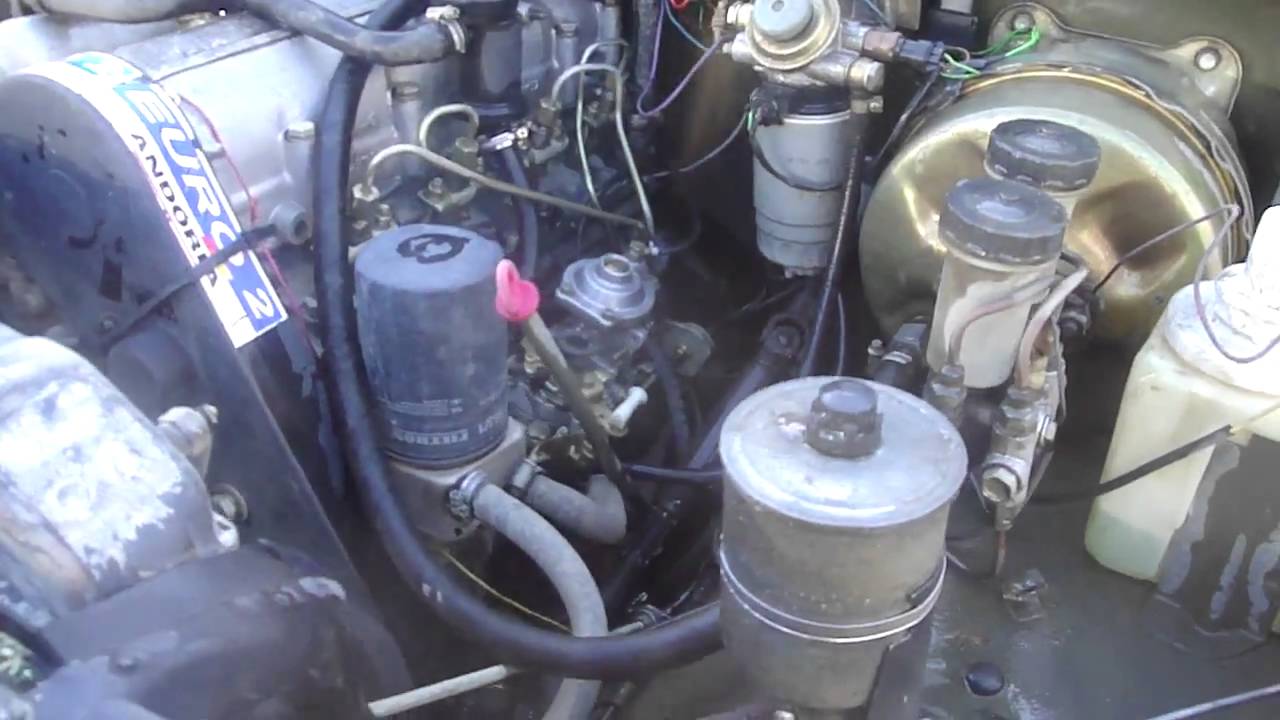 UAZ with Andoria Turbo Diesel in Poland TARMOT engine start.MP4 ...