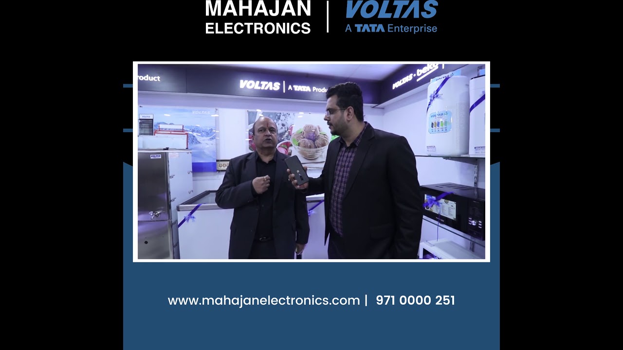 Voltas MD & CEO Mr.Pradeep Bakshi Kind Words - Mahajan Electronics ...