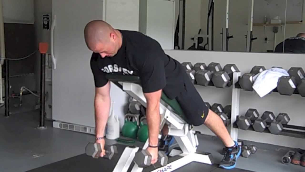 Prone Incline Scap Retraction - YouTube