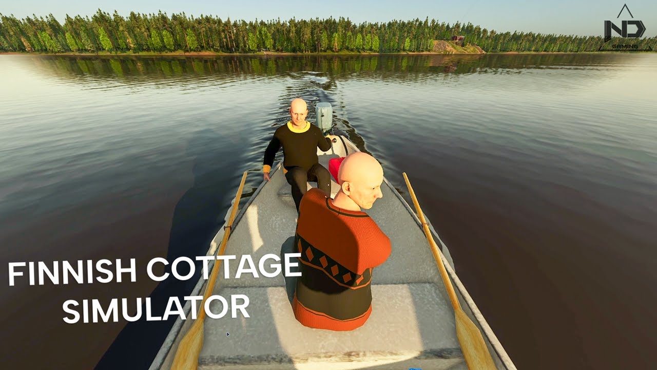 Finnish Cottage Simulator #2 - Cuộc Phiêu Lưu Chèo Thuyền và Chọc 'Bò ...