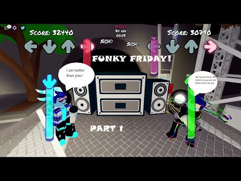 funky friday part 1|roblox - YouTube