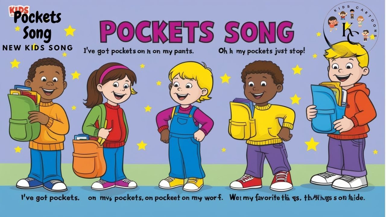 KIDS CARTOONS, KIDS POEMS, KIDS SONGS, Pockets Song New Kids Song - YouTube