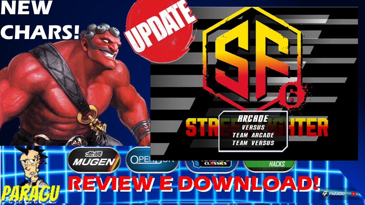 STREET FIGHTER 6 Mugen [UPDATE!] | REVIEW e DOWNLOAD - YouTube