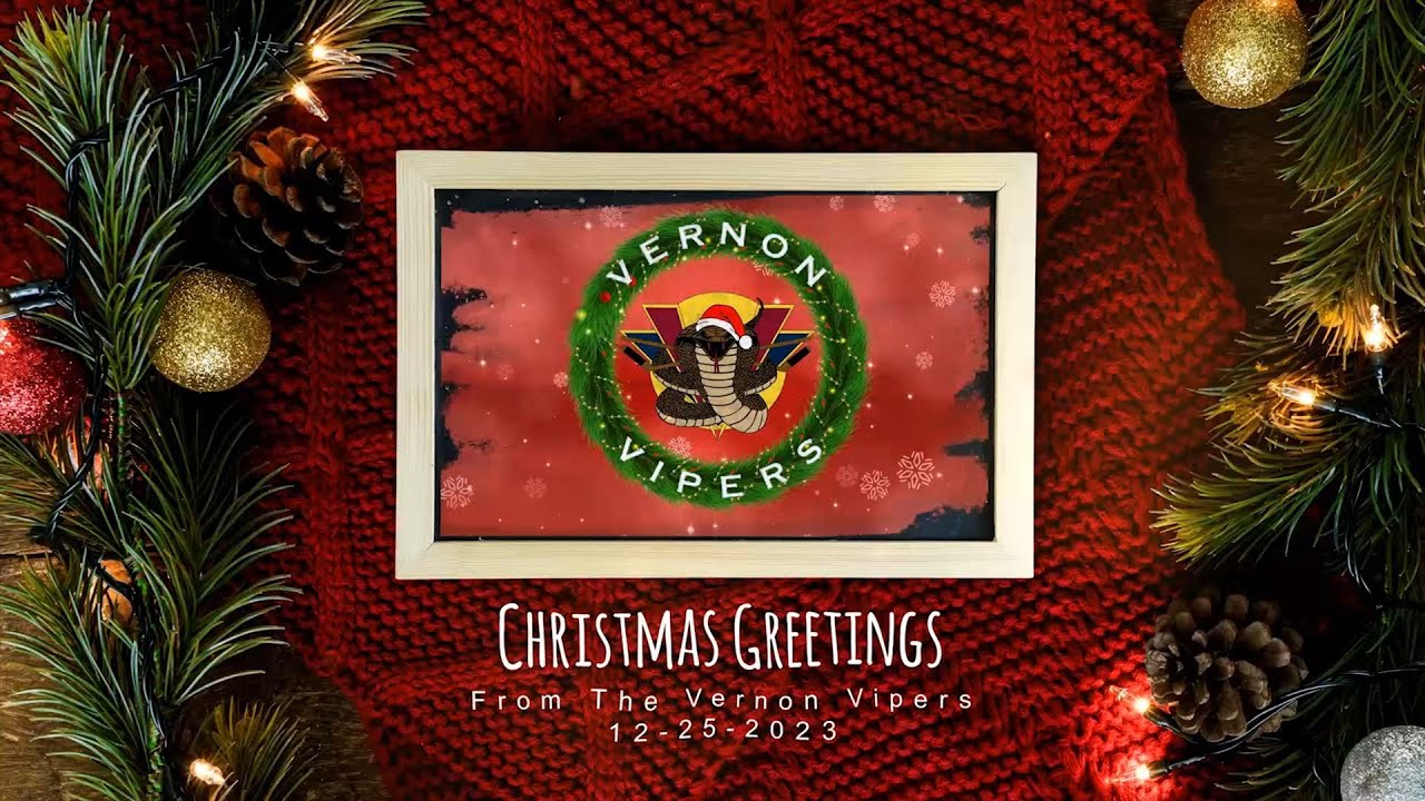 Vernon Vipers 2023 Christmas Greetings - YouTube