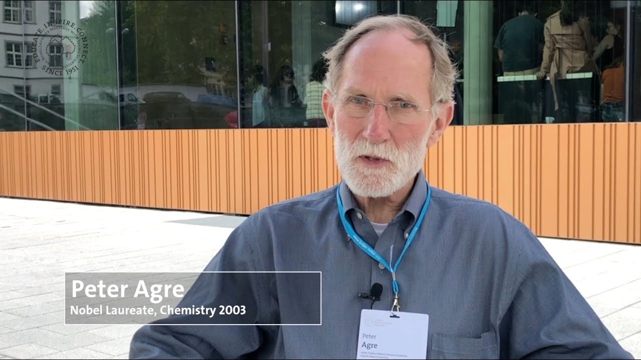 Nobel Laureate Peter Agre: Science Opens Doors Worldwide #LINO18 - YouTube