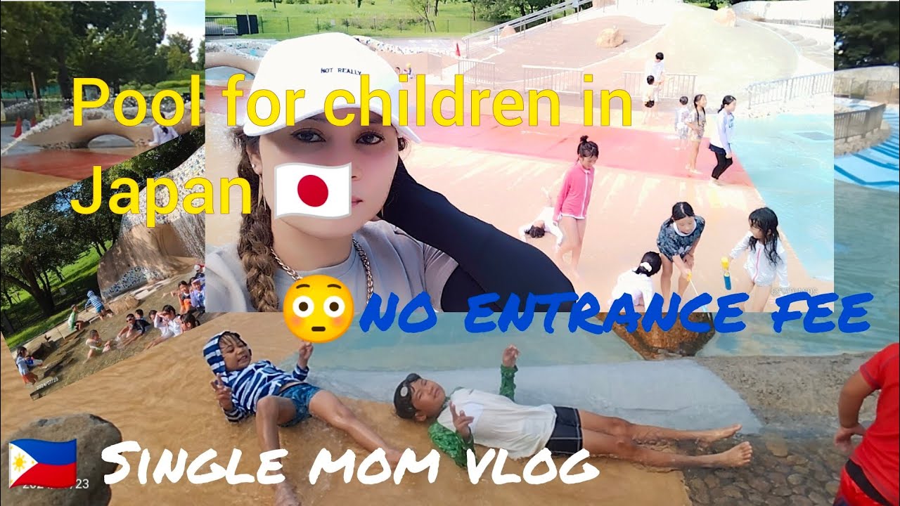 pool in park in JAPAN for children and it's free - YouTube