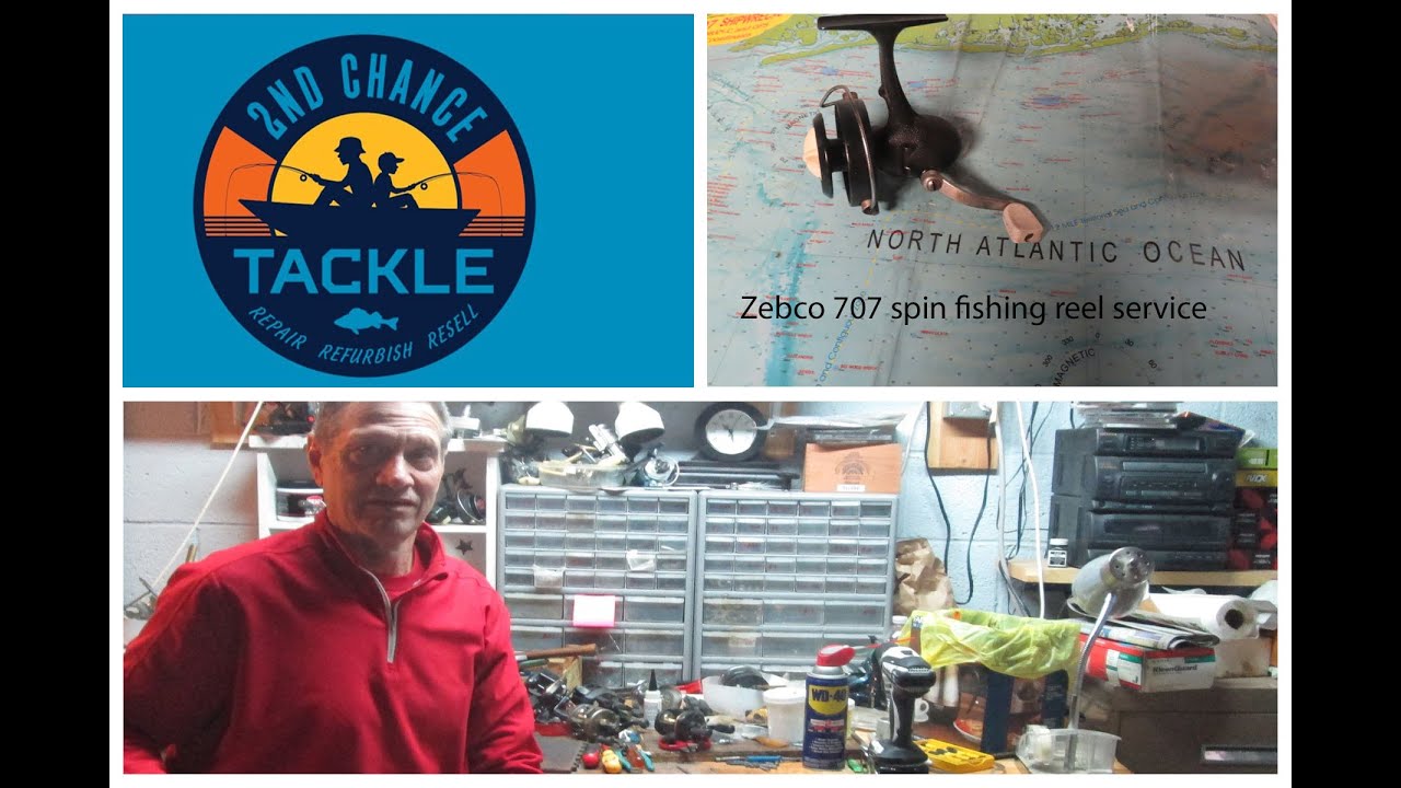 Zebco 707 spin fishing reel possiblely the easiest reel ever to service ...