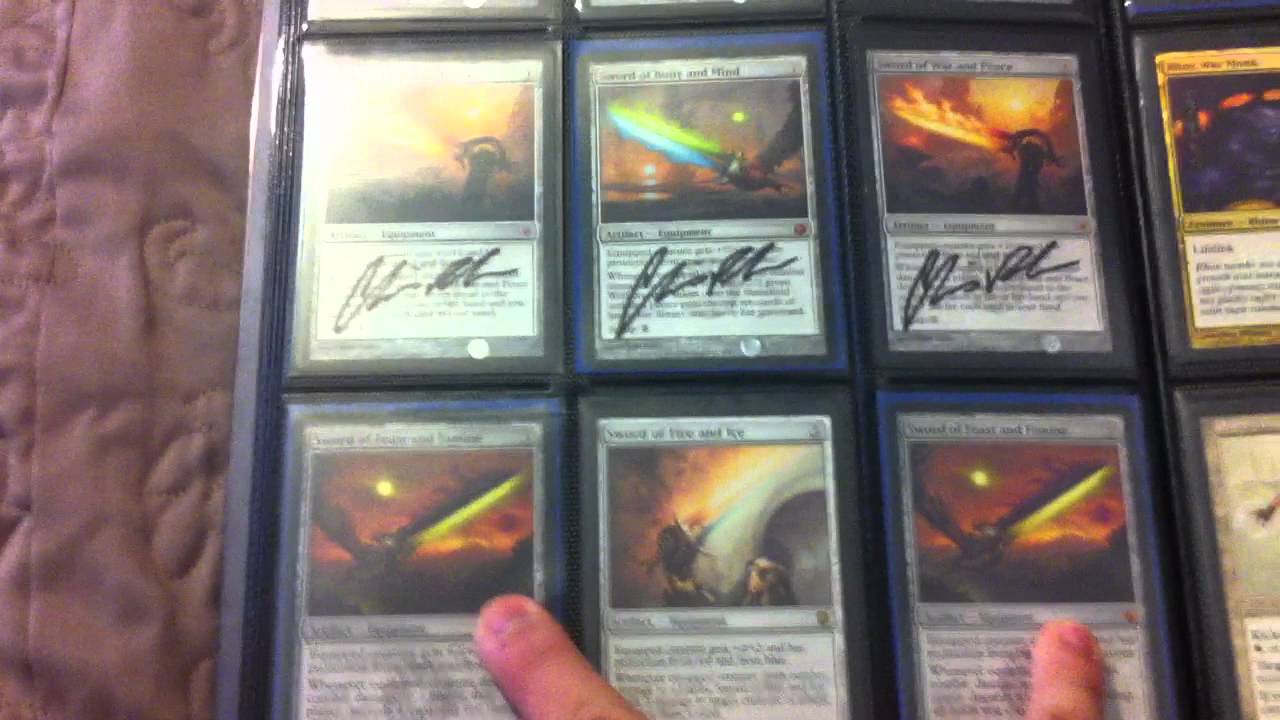Quick Update Signed MTG Cards =) - YouTube