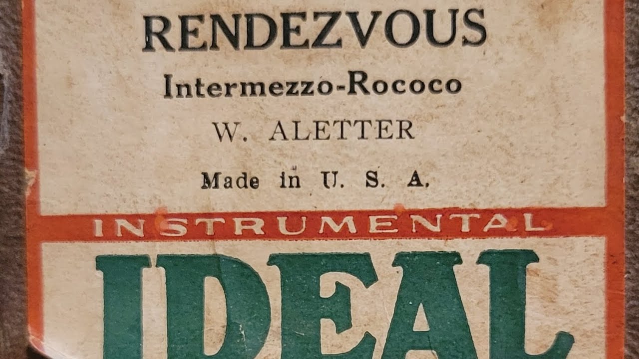 Rendezvous - Intermezzo-Rococo - Ideal Instrumental Roll S 1090 - YouTube